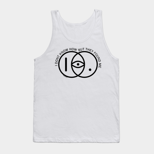 iDKHOW circle logo black ver. - Idkhow Merch - Tank Top | TeePublic
