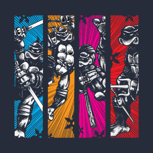 Old School TMNT (1984) - Turtles - T-Shirt | TeePublic