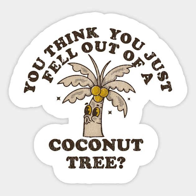 Kamala Harris Coconut Tree - Kamala Coconut Tree - Sticker | TeePublic