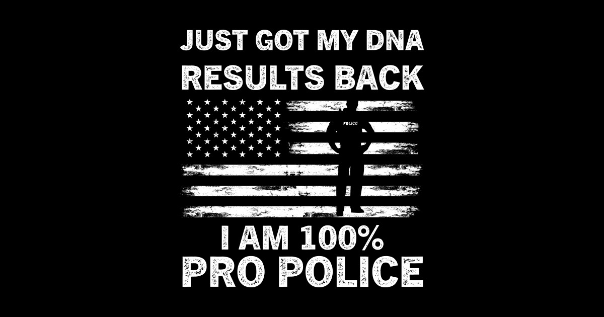 Thin Blue Line - I am pro Police - Pro Police - Sticker | TeePublic