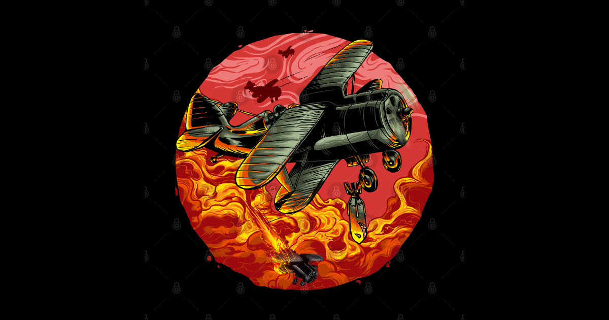 war plane bomber - War - Sticker | TeePublic