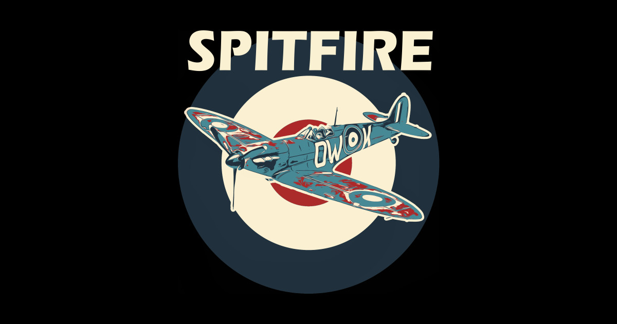RAF Spitfire Aircraft Roundel WW2 Plane - Spitfire - Posters and Art ...