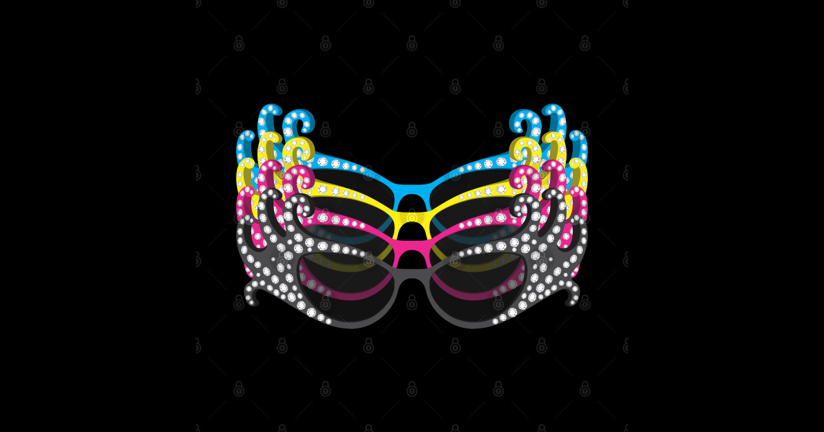 CMYK Glasses Edna - Dame Edna Glasses - Sticker | TeePublic