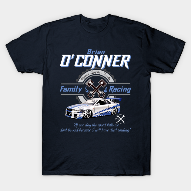 Brian O'Conner Family Racing Fast and Furious Tribute - Brian Oconner ...