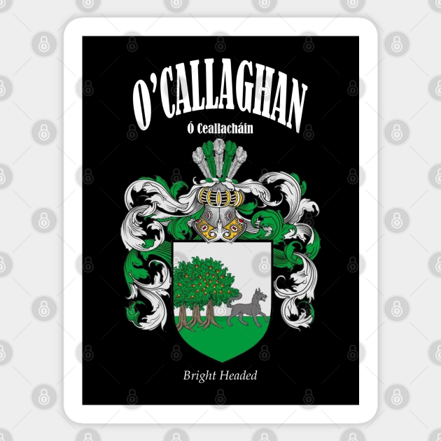 O'callaghan Family Coat of Arms Translation and Meaning - Ocallaghan ...