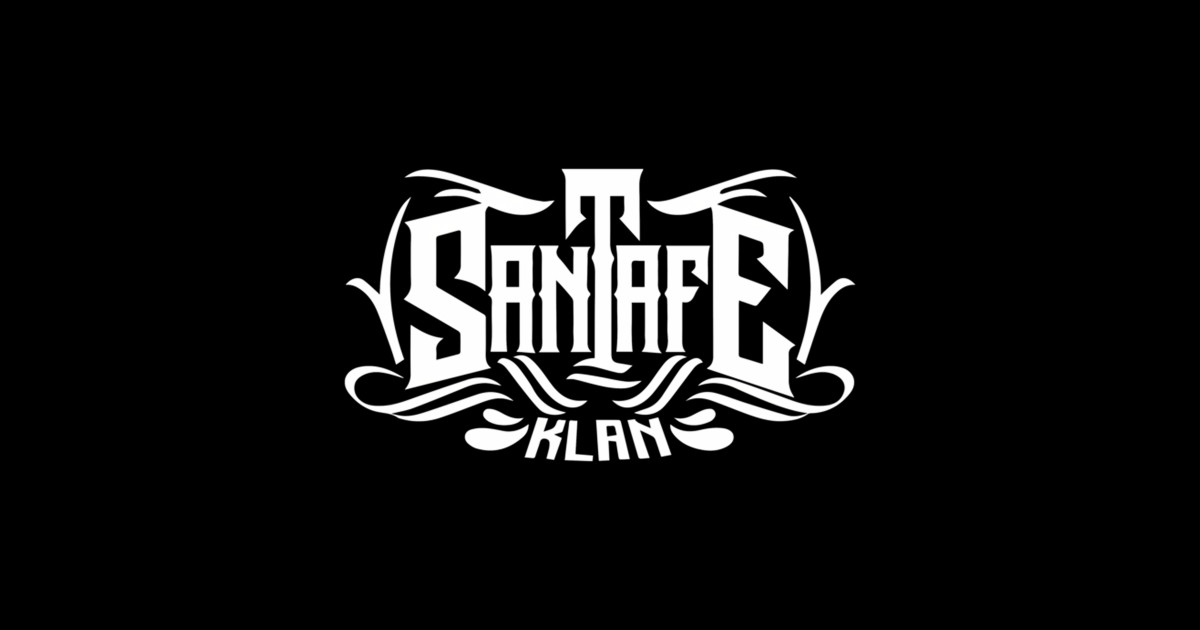 Mexiko Santa Rap Fe Belico Klan Musica - Santa Rap Fe - Sticker | TeePublic