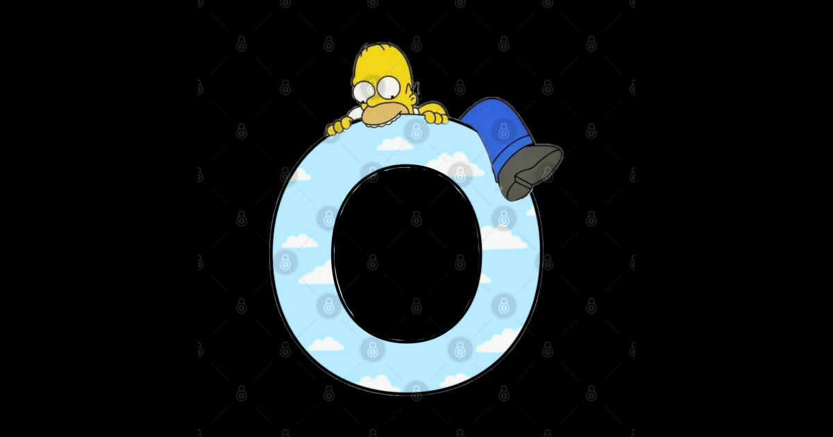 Simpsons letter - Simpsons - Sticker | TeePublic