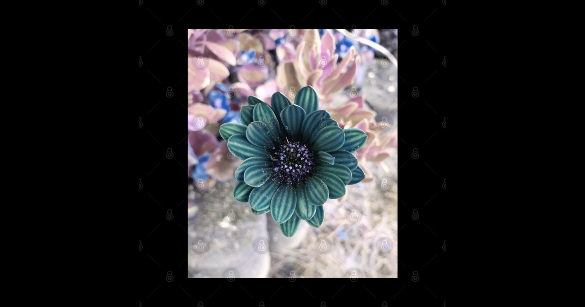 Green Flower - Flower - Sticker | TeePublic