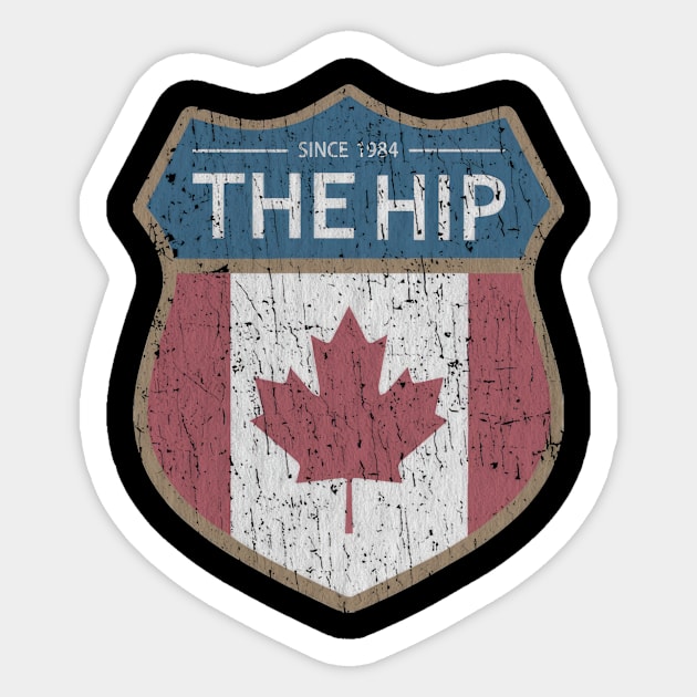 The Tragically Hip 1984 - Vintage Style - The Tragically Hip - Sticker ...