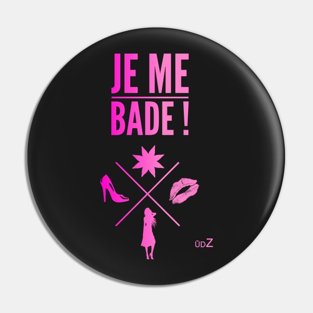 Bade logo modern - Marseille - Pin | TeePublic