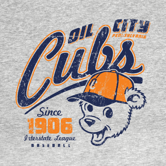 Oil City Cubs - Defunct Minor League Baseball Teams - T-Shirt | TeePublic