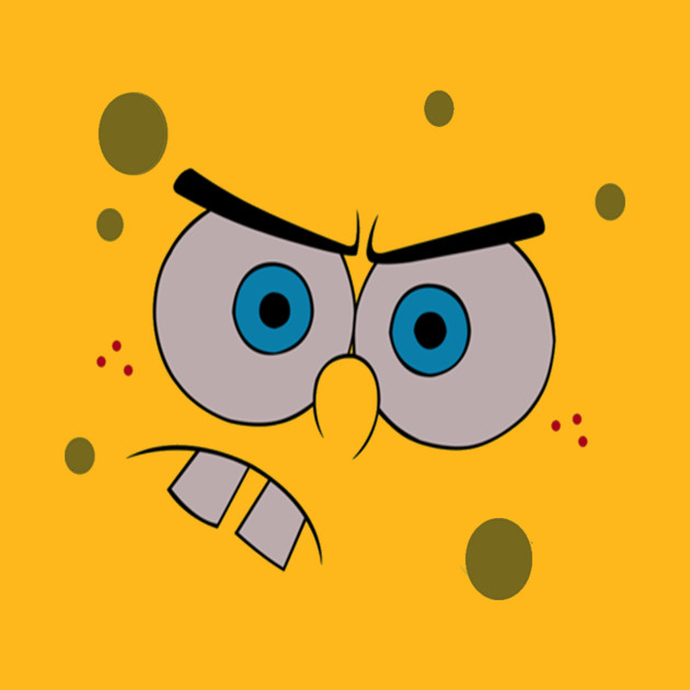 Angry Spongebob! - Spongebob - Tapestry | TeePublic