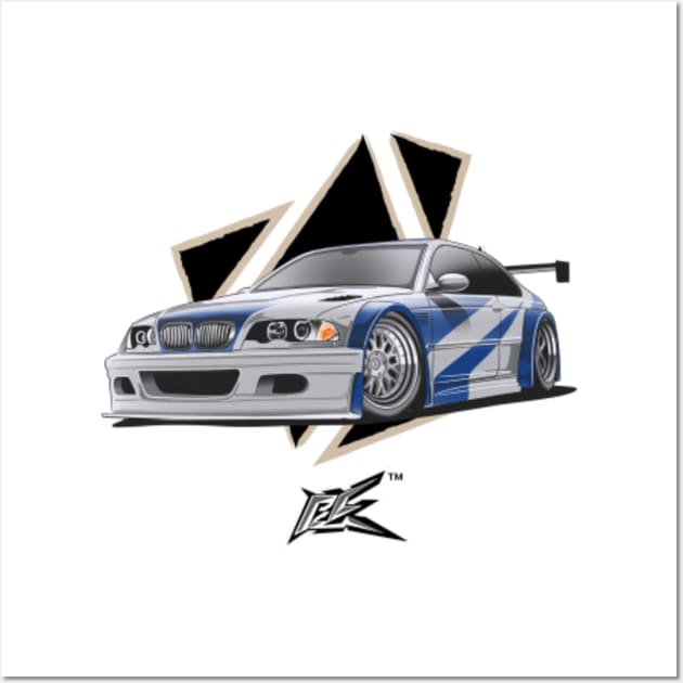 BMW M3 CSL NFSMW - Nfs M3 - Posters and Art Prints | TeePublic