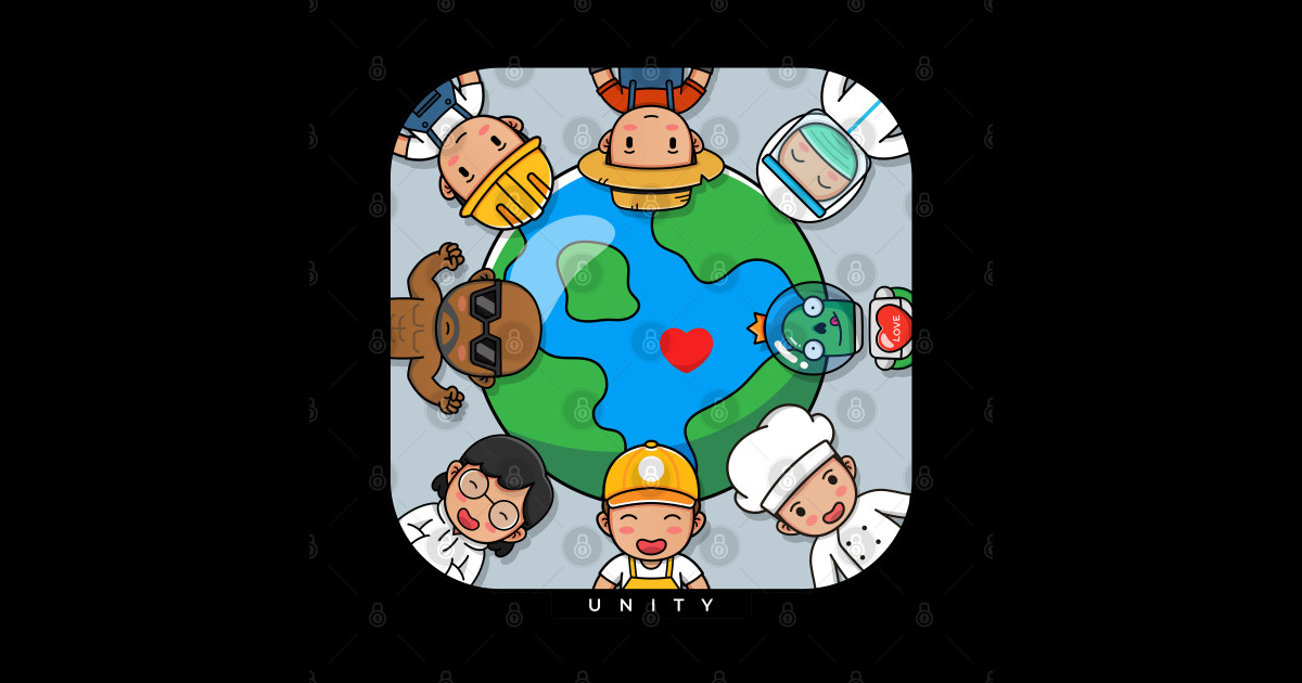 UNITY - Unity - Sticker | TeePublic