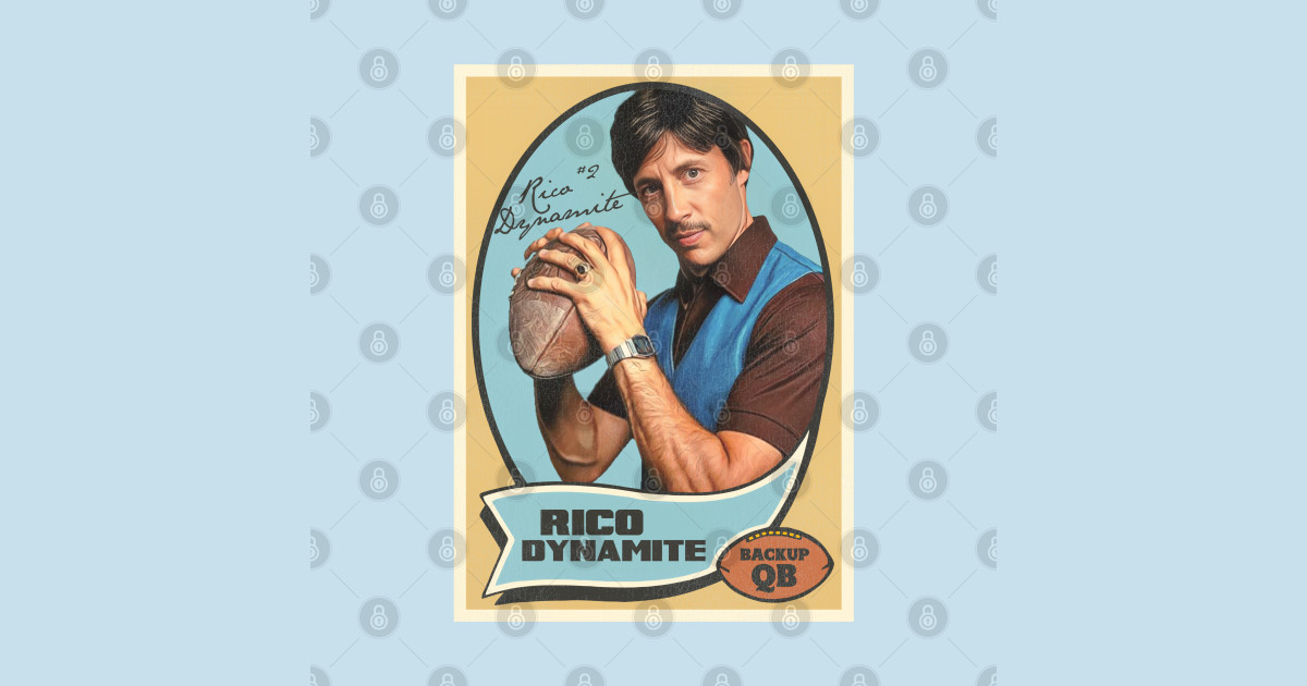 Uncle Rico Dynamite Football Trading Card - Napoleon Dynamite - T-Shirt ...