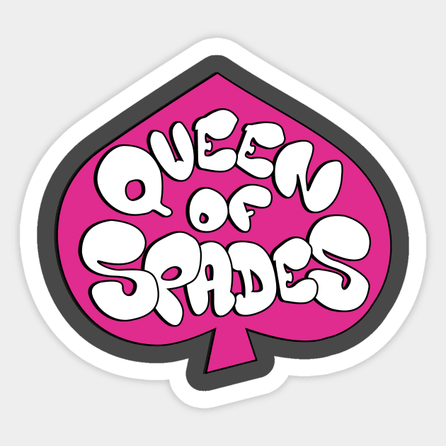 Queen of Spades - Queen Of Spades - Sticker | TeePublic
