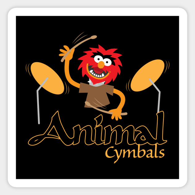 Animal Cymbals - Muppets - Sticker | TeePublic