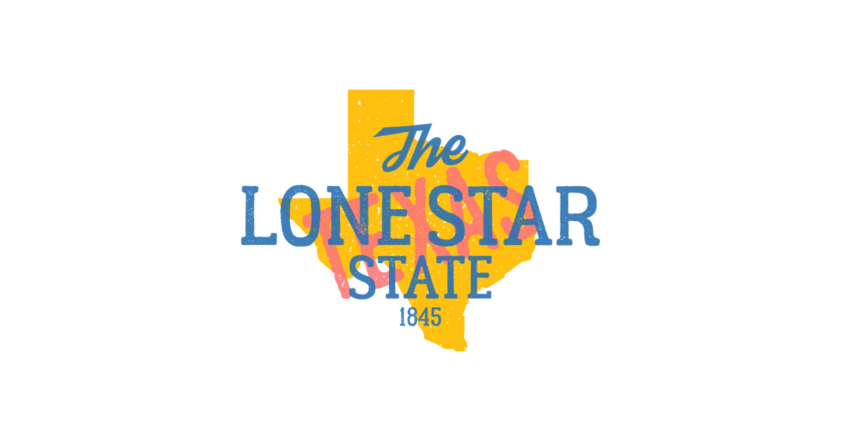 Texas logo. The Lone Star State logo. - Abstract - T-Shirt | TeePublic
