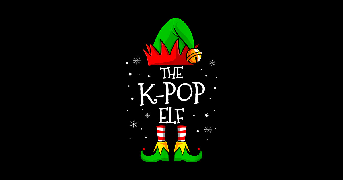 The K-Pop Elf Group Matching Family Christmas Xmas - Elf Christmas ...