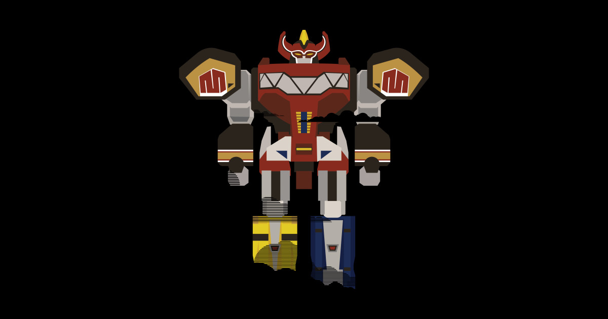 The Mega of Zords - Megazord - Sticker | TeePublic