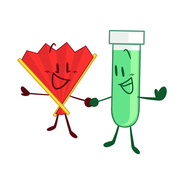 Fan and Test Tube (Inanimate Insanity) - Inanimate Insanity - T-Shirt ...