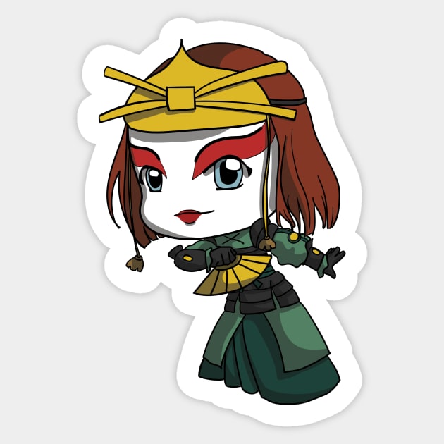 Avatar: The Last Airbender Chibi Suki sticker - Avatar - Sticker ...