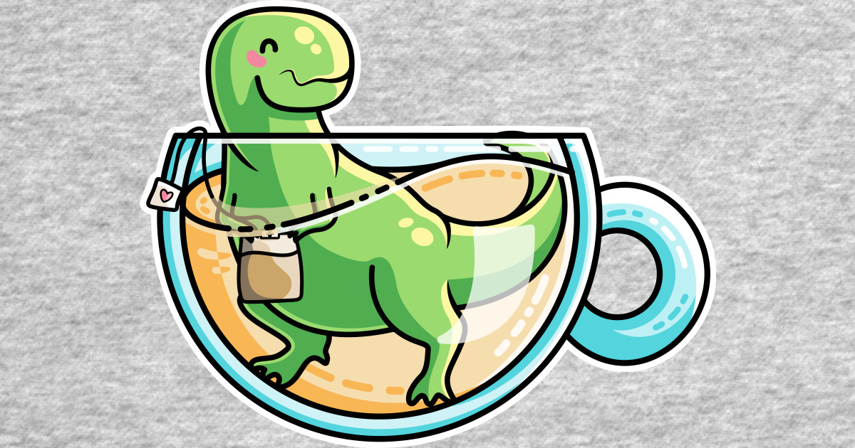 Tea-Rex - Tea Bag - T-Shirt | TeePublic