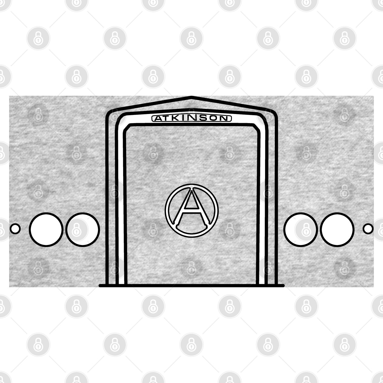 Classic Atkinson heavy lorry minimalist outline - Atkinson - T-Shirt ...