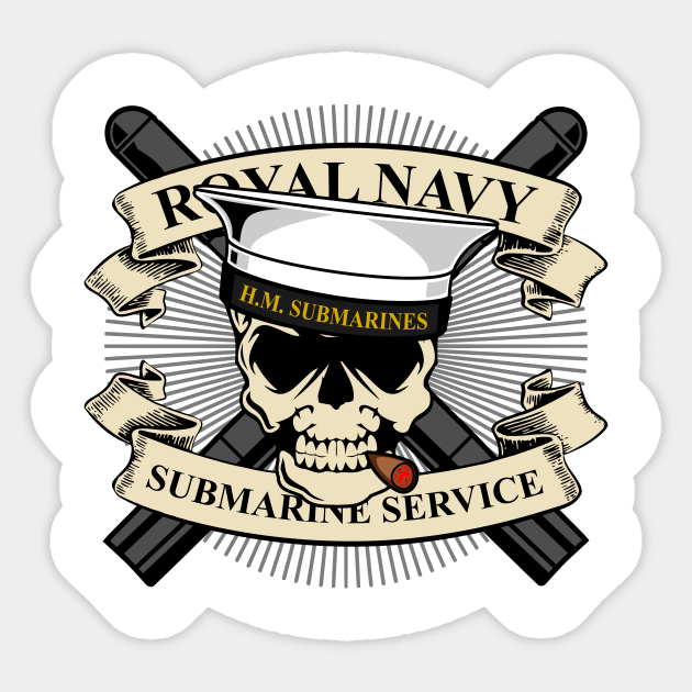 Royal Navy Submarine Service - Hm Submarines Patch - Sticker | TeePublic