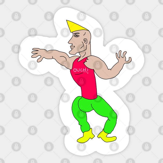 CHAD MEME - Chad - Sticker | TeePublic