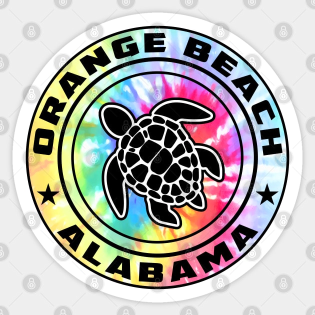 Orange Beach Alabama Sea Turtle - Orange Beach Alabama - Sticker ...