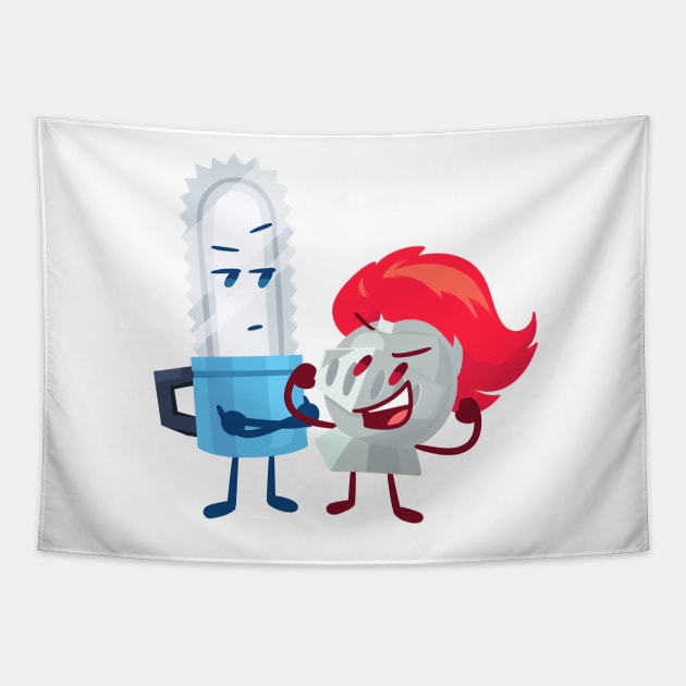 Chainsaw and Knight Helmet (Paper Puppets Take 2) - Ppt2 - Tapestry ...