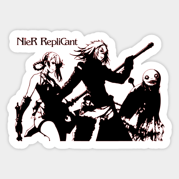 Nier Replicant Party - Nier Replicant - Sticker | TeePublic