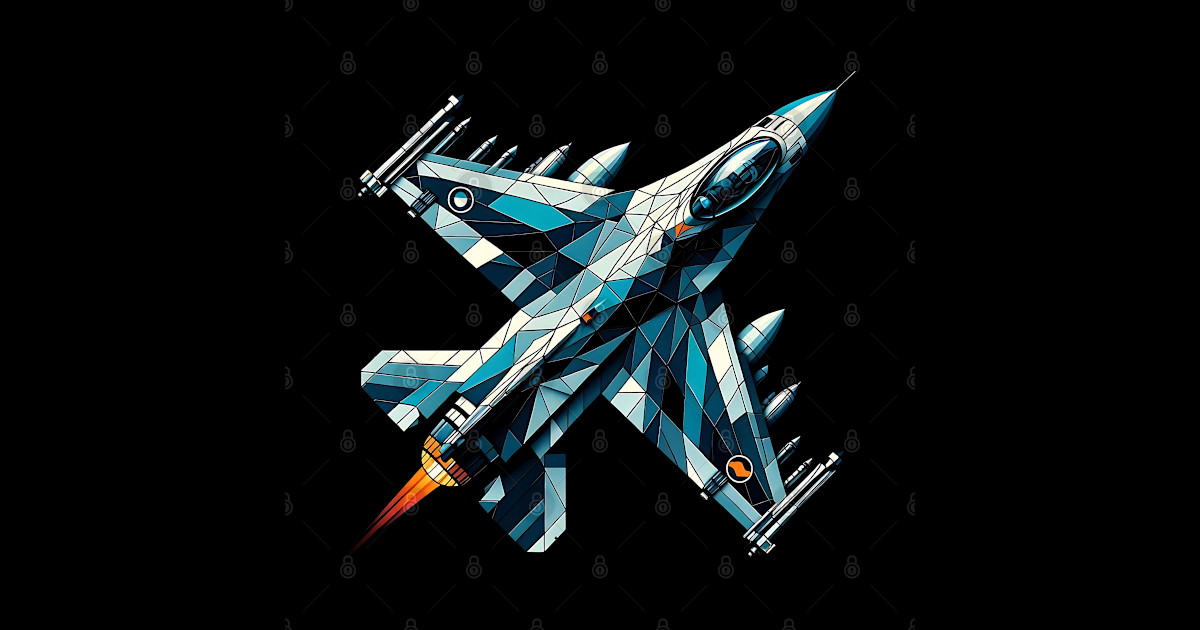 Tactical Geometric Raptor | F-22 Jet Fighter Tee - F22 Raptor - Posters ...
