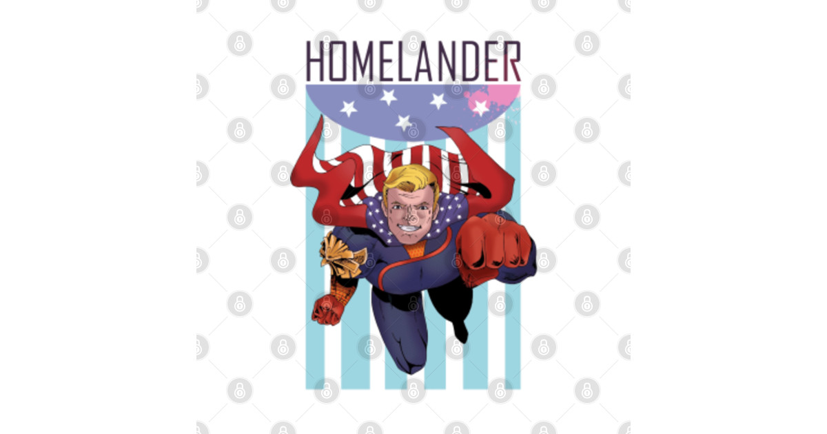 Homelander Cartoon - Homelander - T-Shirt | TeePublic
