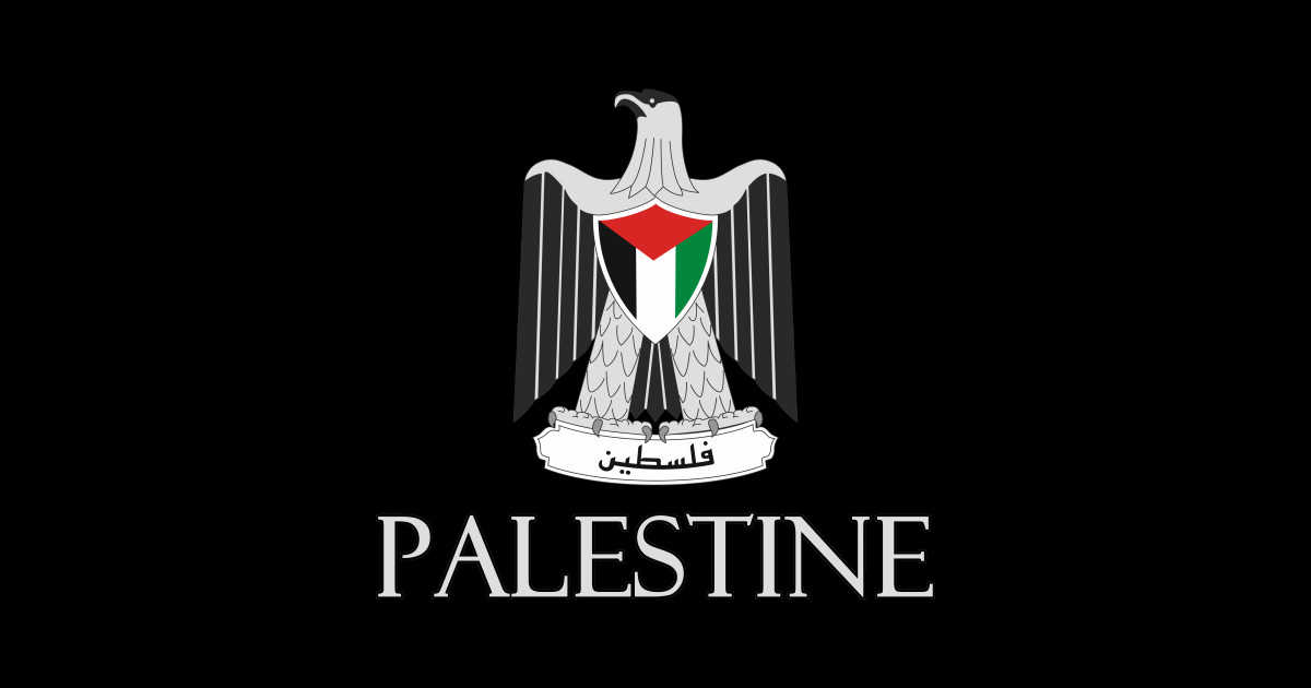 Palestine - Coat of Arms Design - Palestinian Pride - Sticker | TeePublic