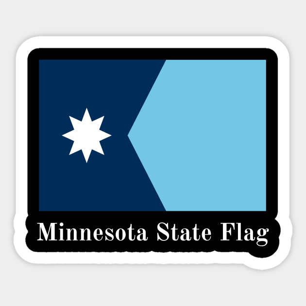 Minnesota State Flag - Minnesota State Flag - Sticker | TeePublic