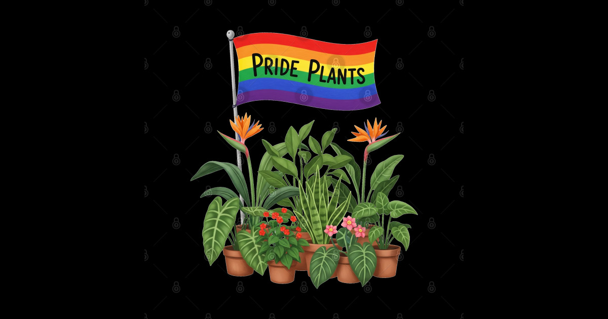 Pride Plants - Pride - Sticker | TeePublic