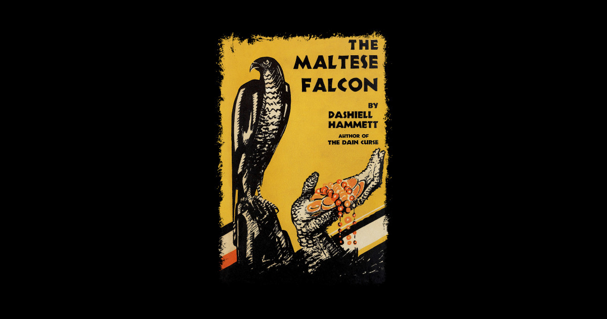 The Maltese Falcon 1929 First Edition - Maltese Falcon - Sticker ...