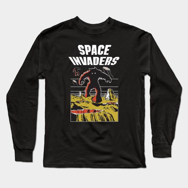 Space Invaders - Space Invaders - Long Sleeve T-Shirt | TeePublic