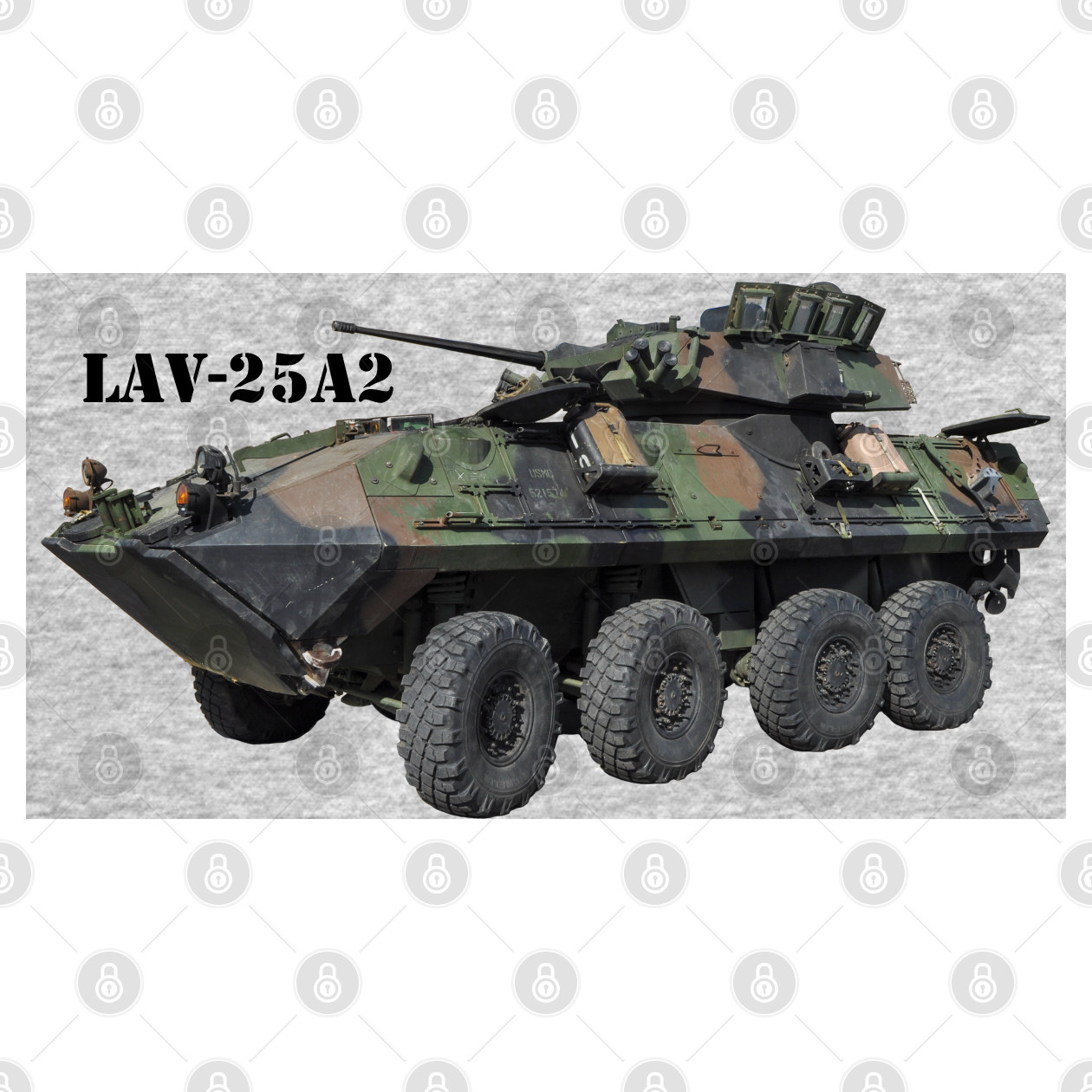 LAV-25A2 Wheeled Armored Vehicle - Marine Corps - T-Shirt | TeePublic