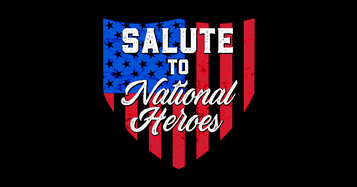 Salute to National Hero - National - Sticker | TeePublic