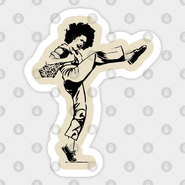 Sally Omalley - 50 Years Old Kick - Sally Omalley - Sticker | TeePublic
