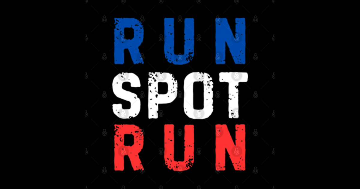 Run-spot-run - Run Spot Run - Sticker | TeePublic