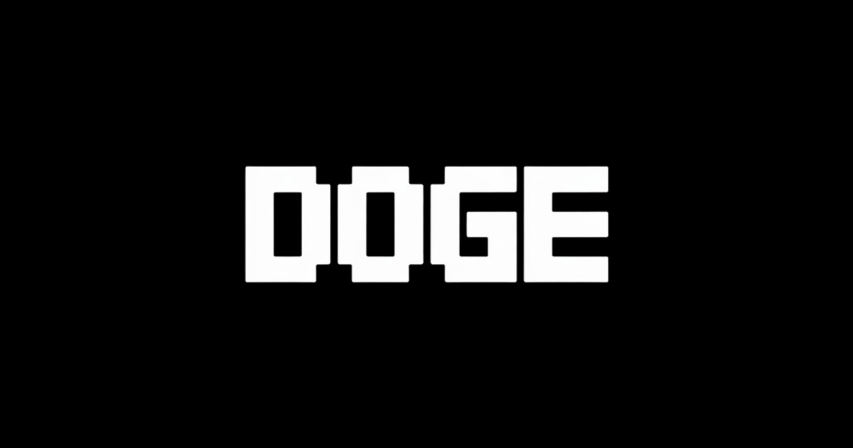 DOGE D.O.G.E Pixel Bitmap Font - Doge Doge Pixel Bitmap Font - Sticker ...