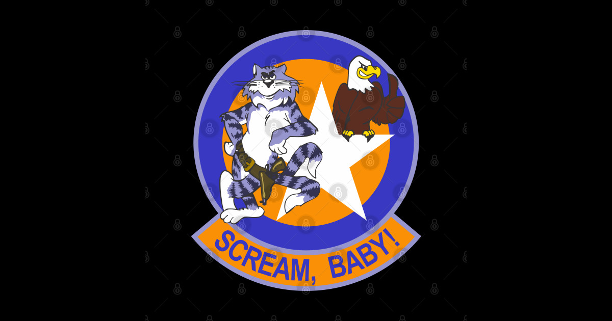 Tomcat VF-51 Screaming Eagles - Tomcat Vf 51 Screaming Eagles - Sticker ...