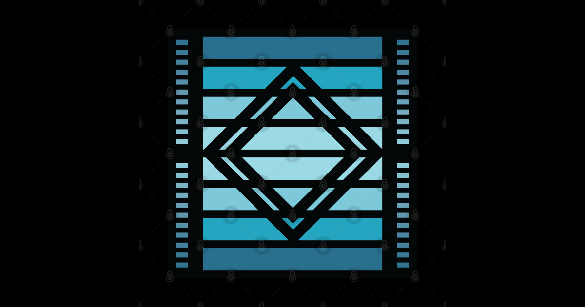 “Dimensional Square” - V.3 Blue - (Geometric Art) (Dimensions) - Doc ...