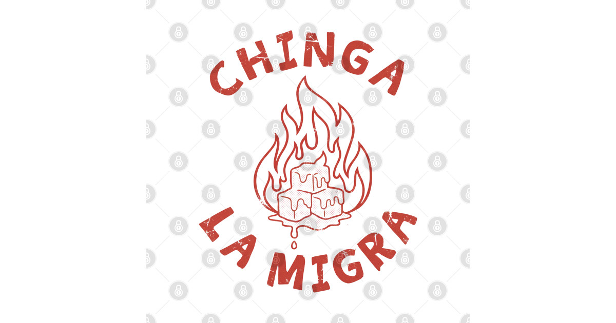 Chinga La Migra Shirt - Immigrant Rights Protest Tee - Resist ICE Snake ...