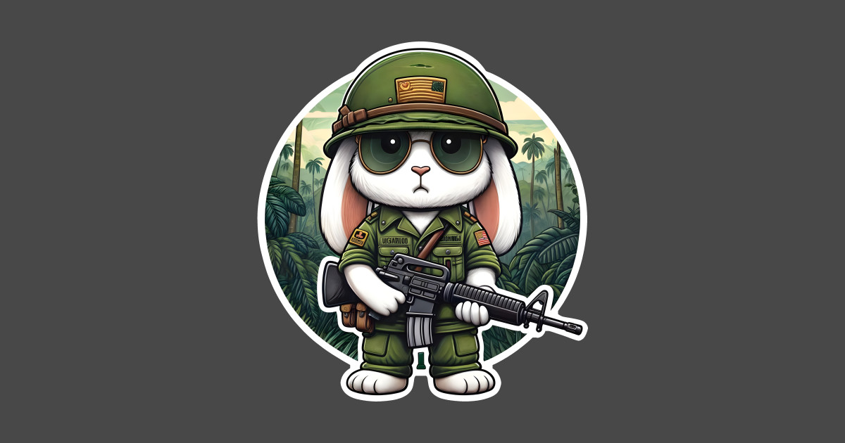 Tactical Rabbit - Rabbit - T-Shirt | TeePublic
