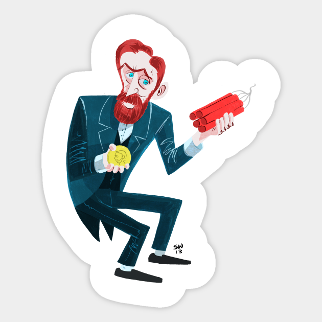 Alfred Nobel - Nobel Prize - Sticker | TeePublic